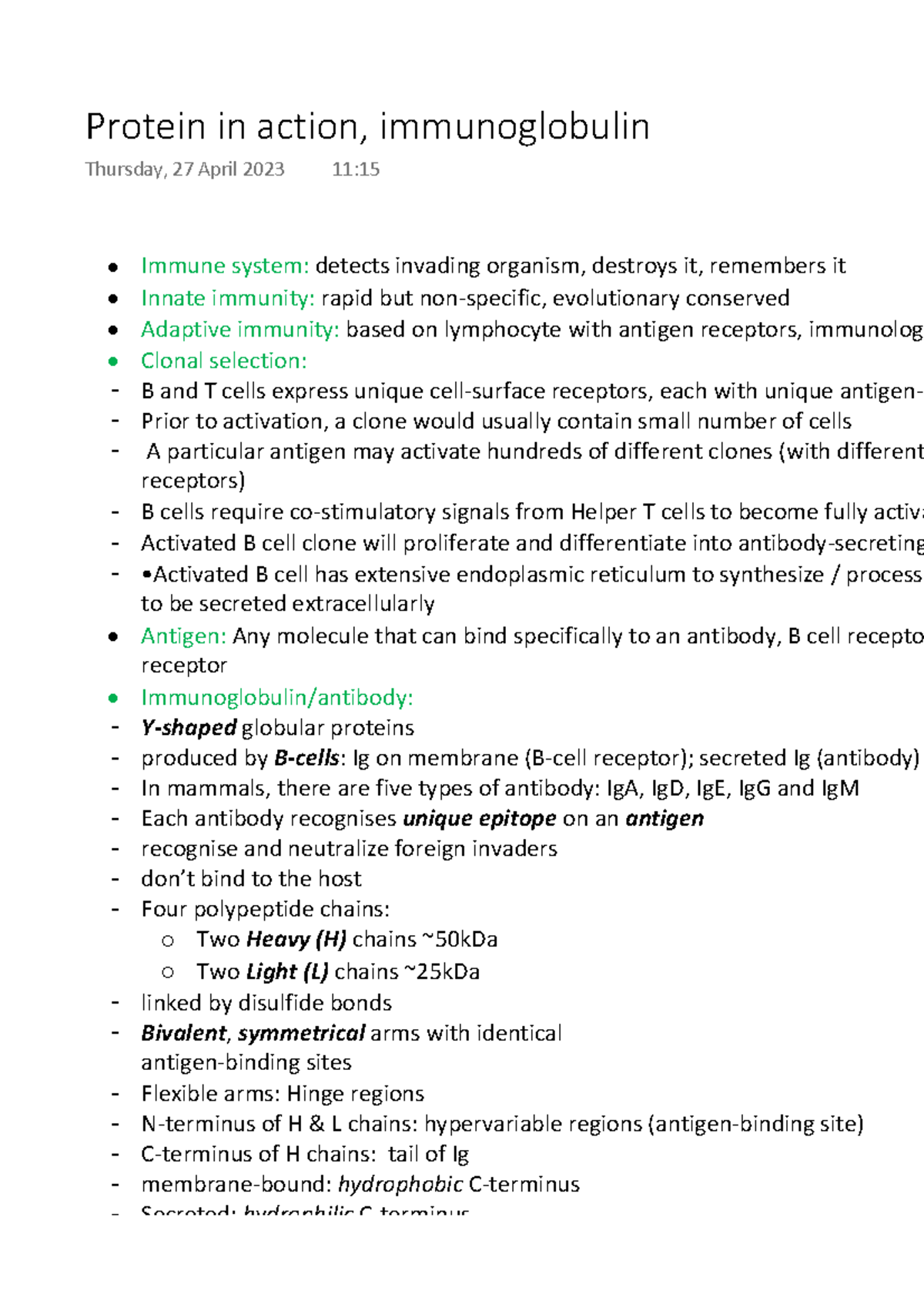 Protein in action, immunoglobulin - Immune system: detects invading ...