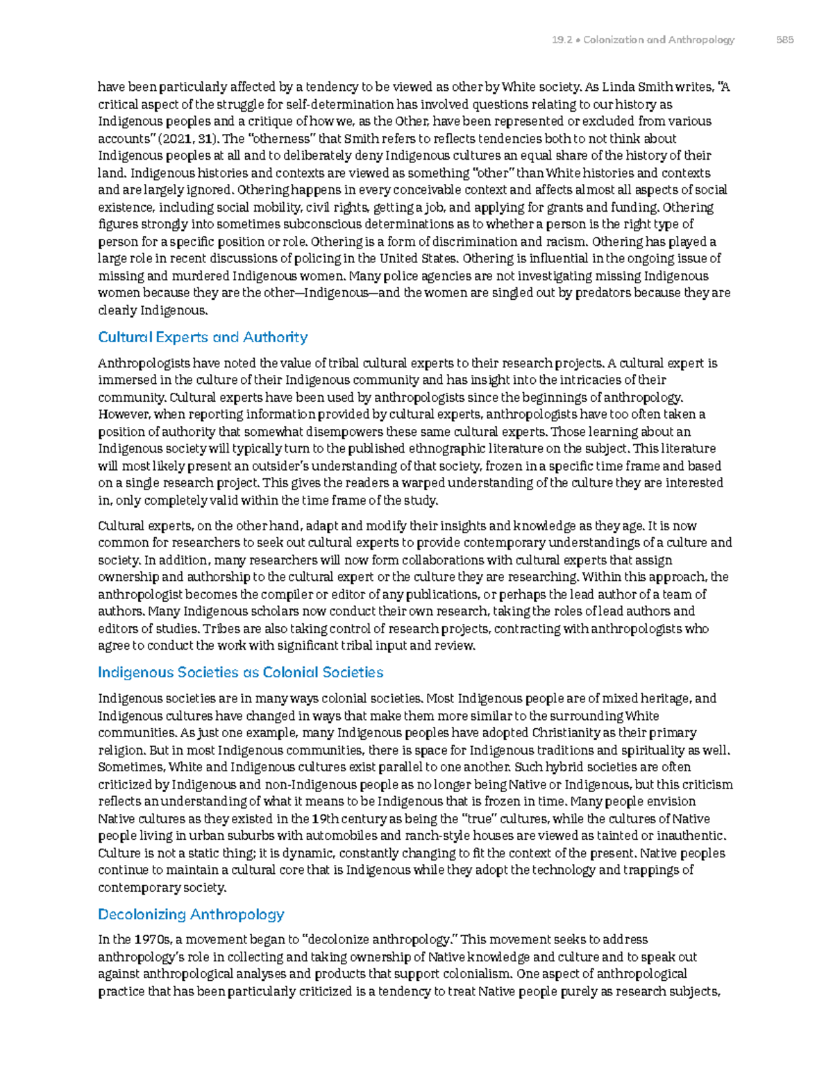 Chapter 19 Indigenous Anthropology Part 5 - have been particularly ...