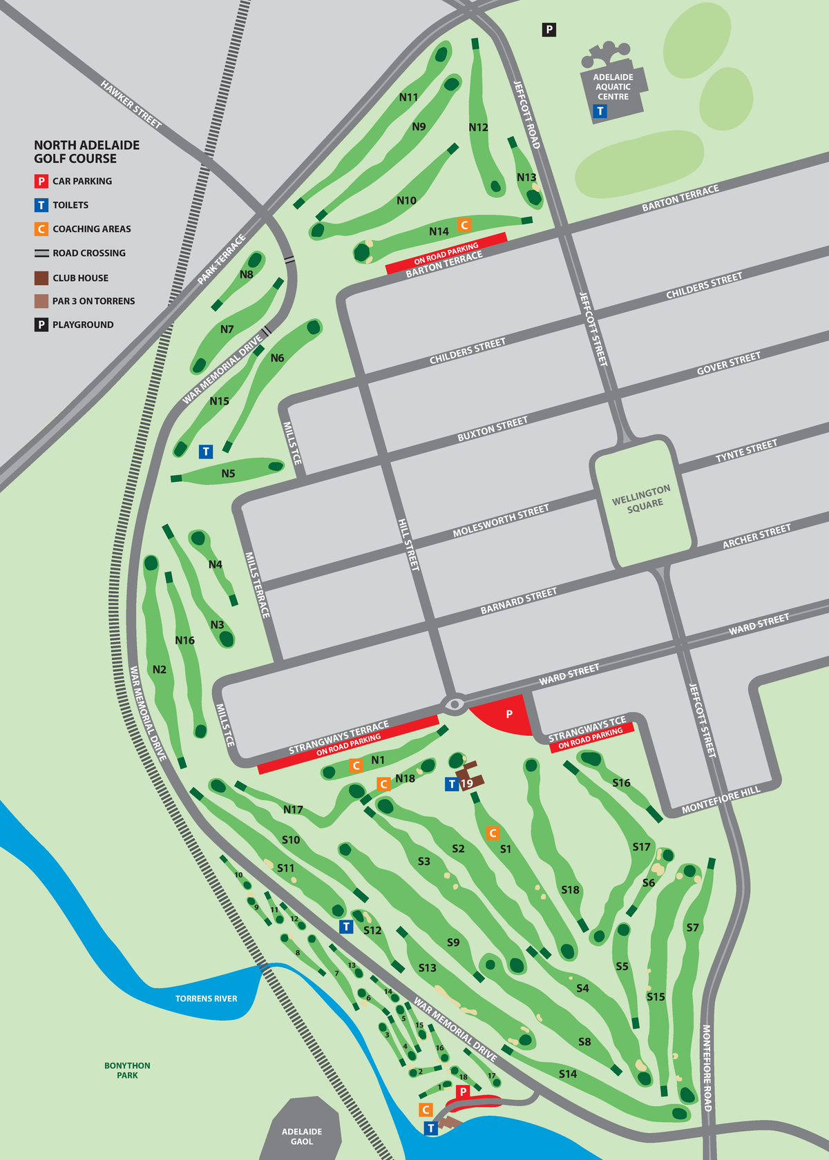 NAGC Course Layout 4 1 - Dddddff - WAR MEMORIAL DRIVE M O N T E F I O R ...