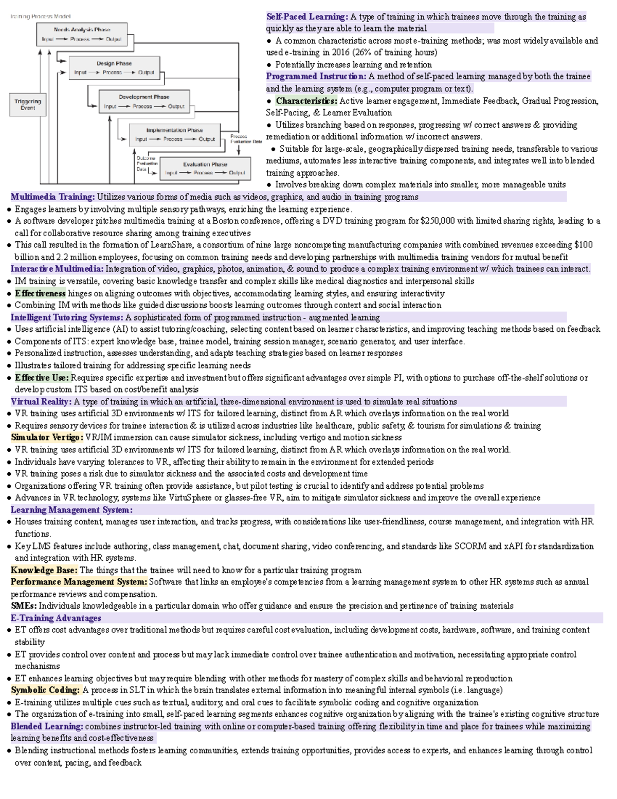 Training & Development - Self-Paced Learning: A type of training in ...