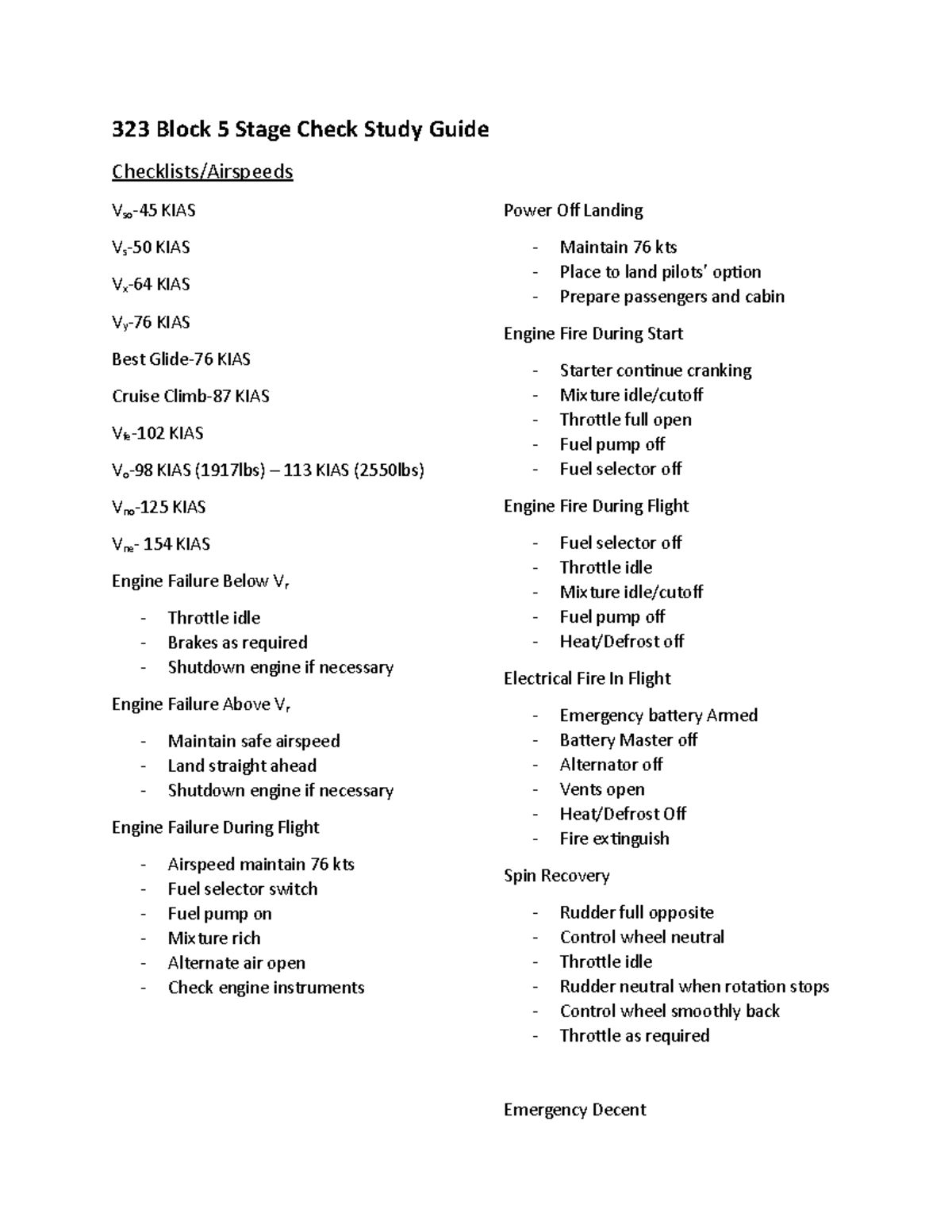 323 Block 5 Study Guide - 323 Block 5 Stage Check Study Guide ...