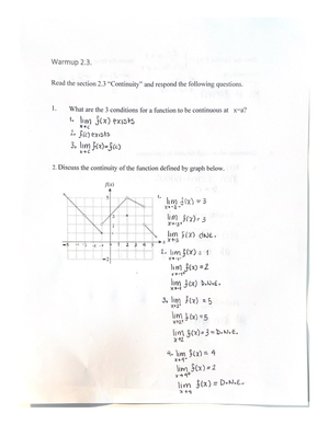 Calculus Chapter 1 - ####### findthe equation of the tangent(y=f(x ...