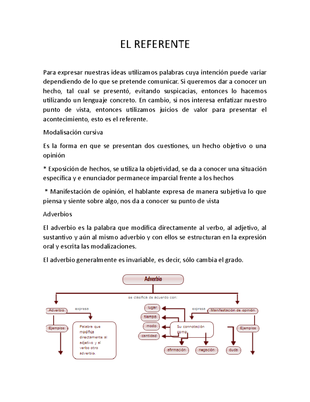 EL Referente - Nota: 9 - EL REFERENTE Para expresar nuestras ideas ...