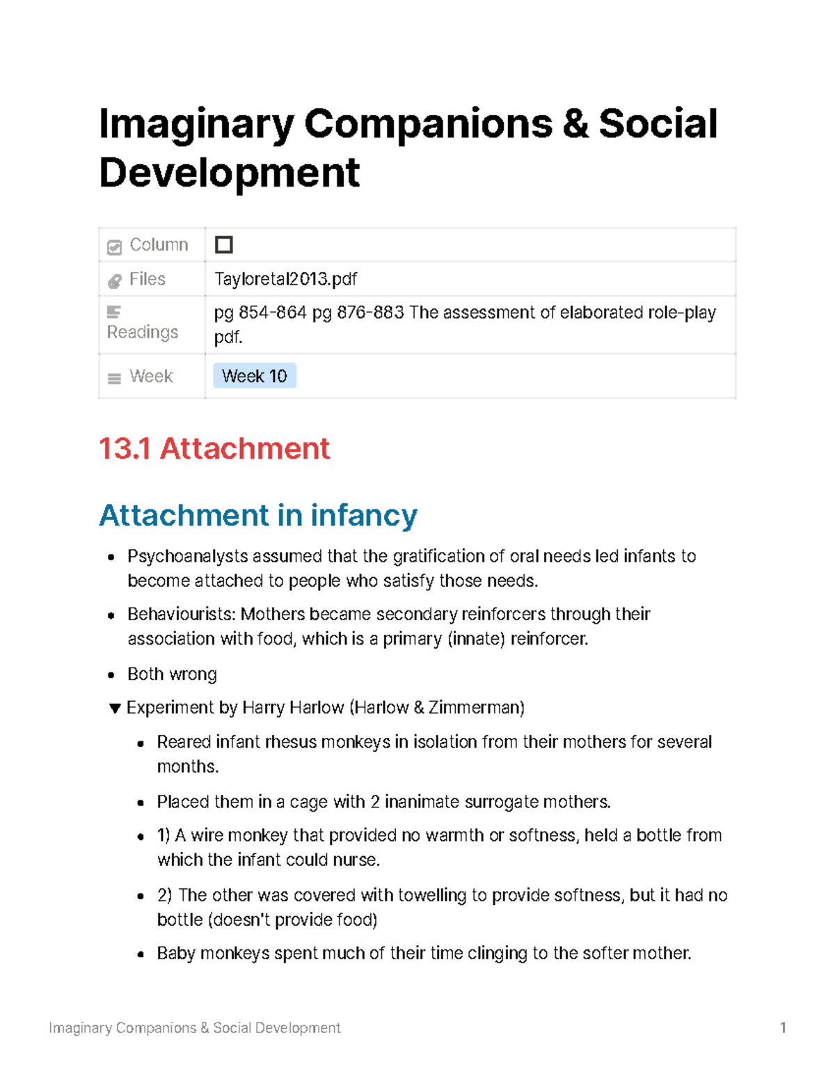Developmental PSYC - Imaginary Companions Social Development ...