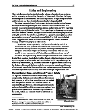 ES2631 T2 Handout - AY2023/2024 Semester 1 Week 2 Engineering Reasoning Framework: Traits and ...