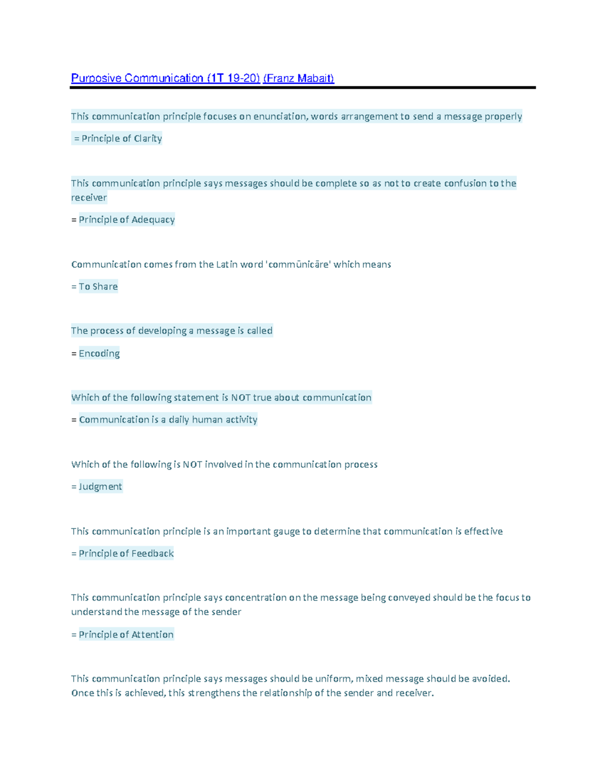 Purposive Communication Week 1-14 Quizzes No Midterm Prelim Finals -1 - Purposive Communication ...