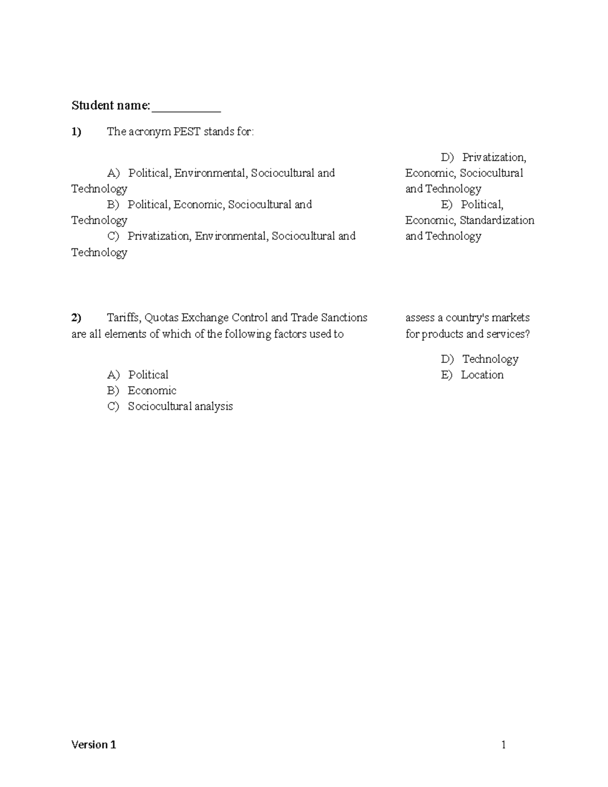 Chapter 16 Test Bank C version 1 - Student name:__________ 1) The ... Chapter 16 Test Bank C version 1 - Student name:__________ 1) The ...