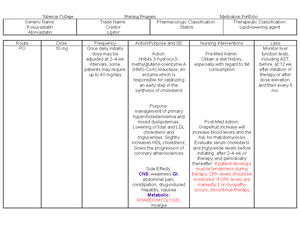 Docusate Sodium Drug Card - Nursing Program – Medication Portfolio ...