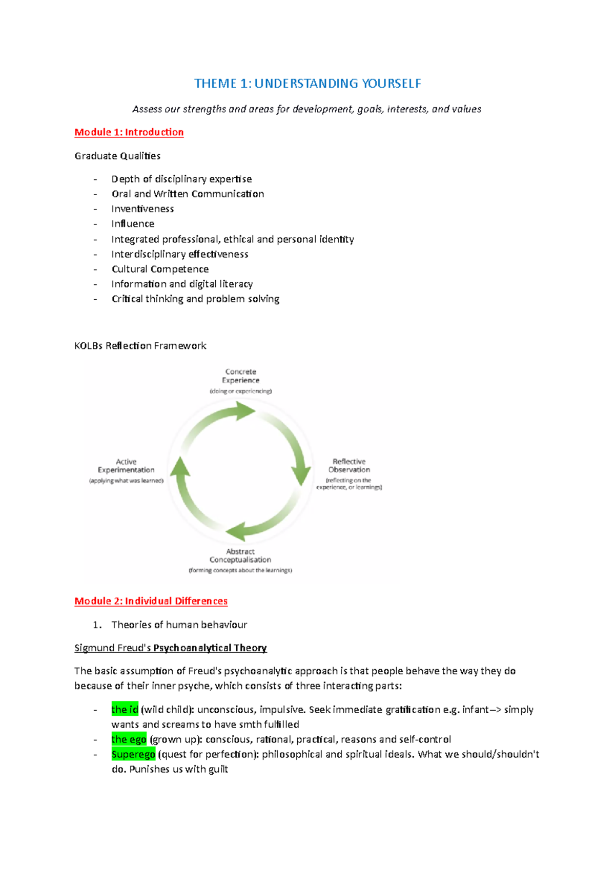 BUSS2000 Notes- week 1-4 Mid sem notes - BUSS2000 - USyd - Studocu