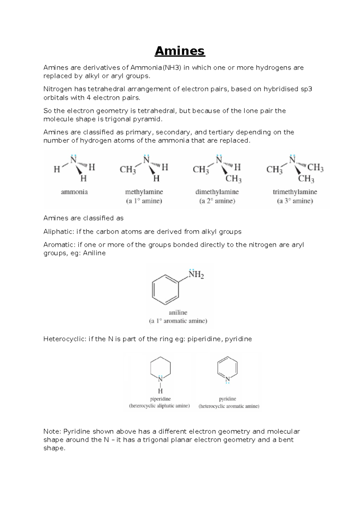 Amines - just an introduction of mines in organic chemistry - Amines ...