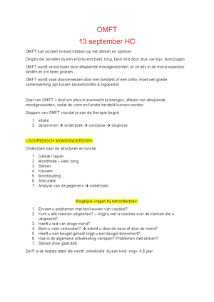 Samenvatting Handboek taalontwikkelingsstoornissen - Handboek ...