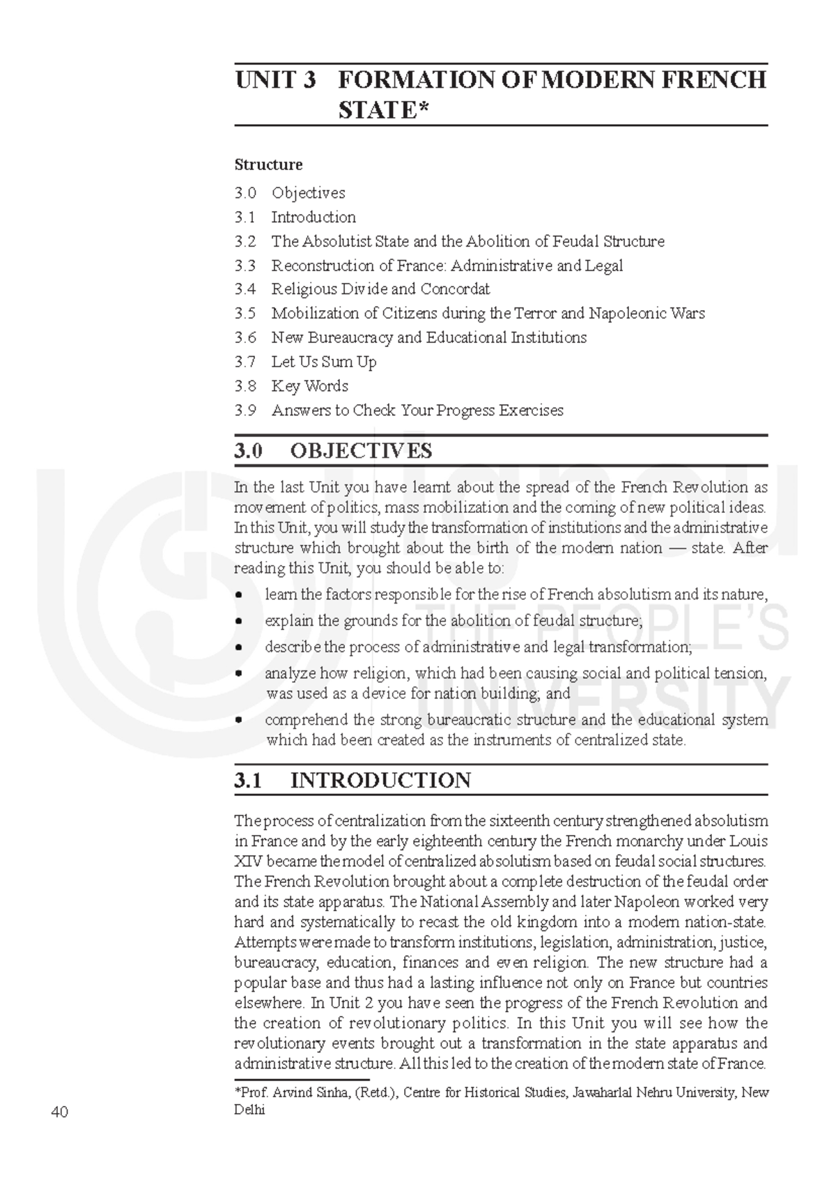 Unit-3 - French society - Some Aspects of European History UNIT 3 ...