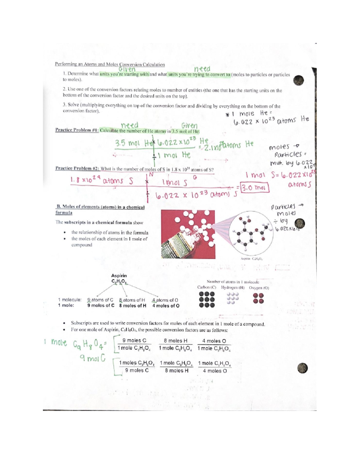 Chemistry 1 Notes - CHEM 1411 - Studocu