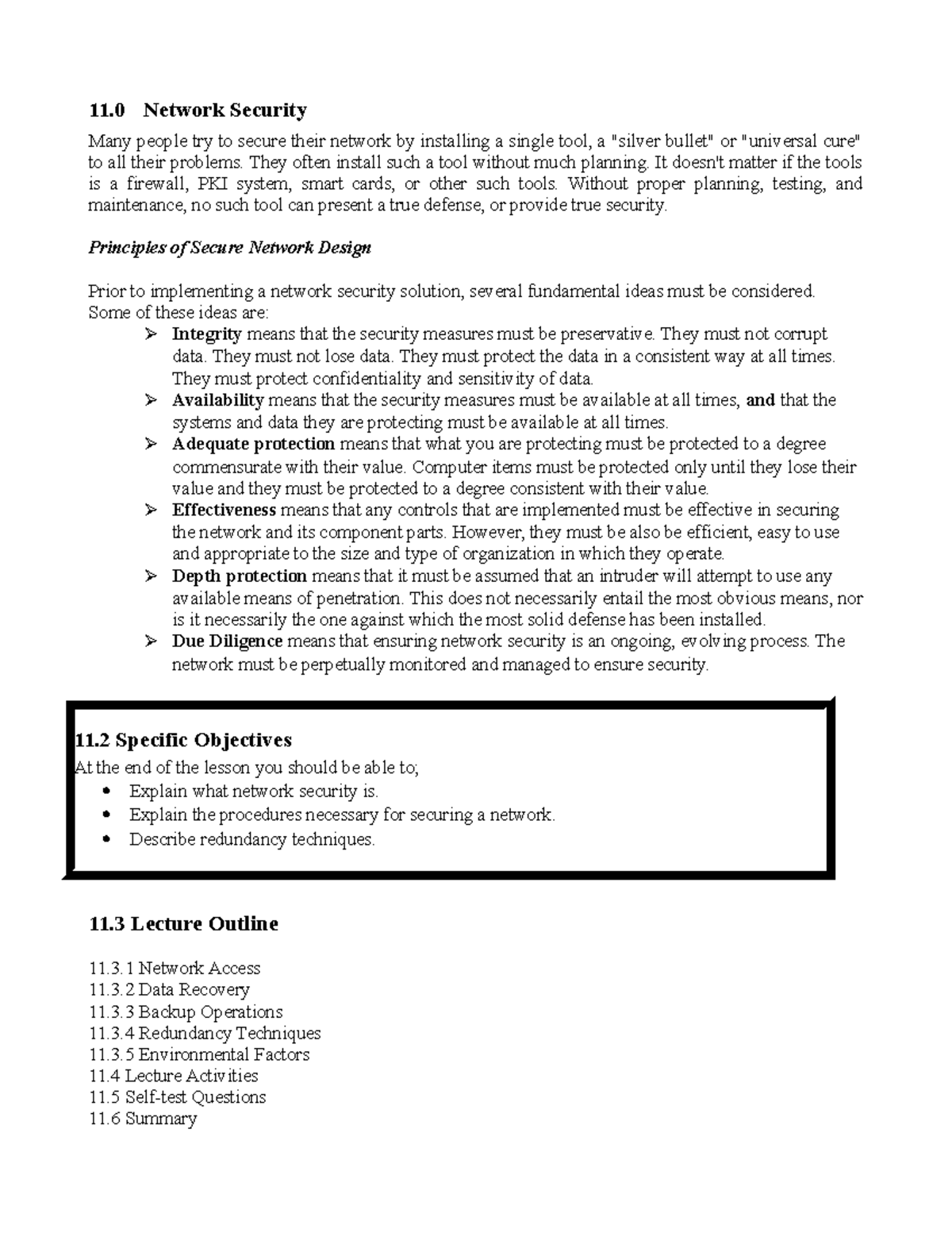 NSDM Lecture 11 - Network Security - 11 Network Security Many people ...