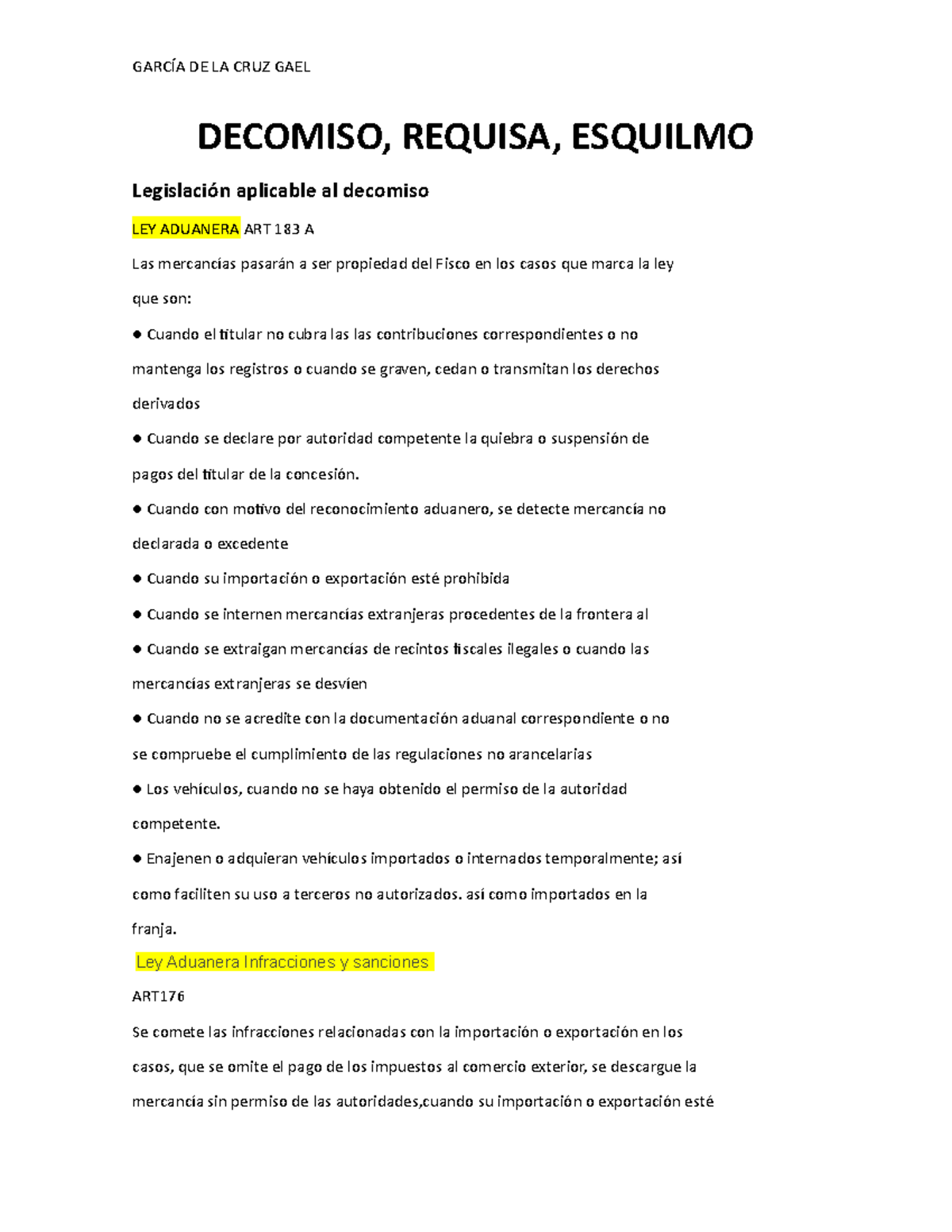 Decomiso, Requisa, Esquilmo - DECOMISO, REQUISA, ESQUILMO Legislación ...