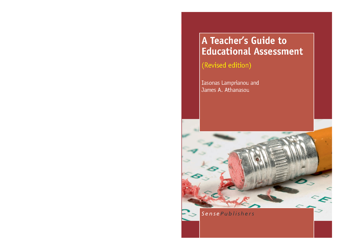 A teachers guide to educational assessment - A Teacher’s Guide to ...