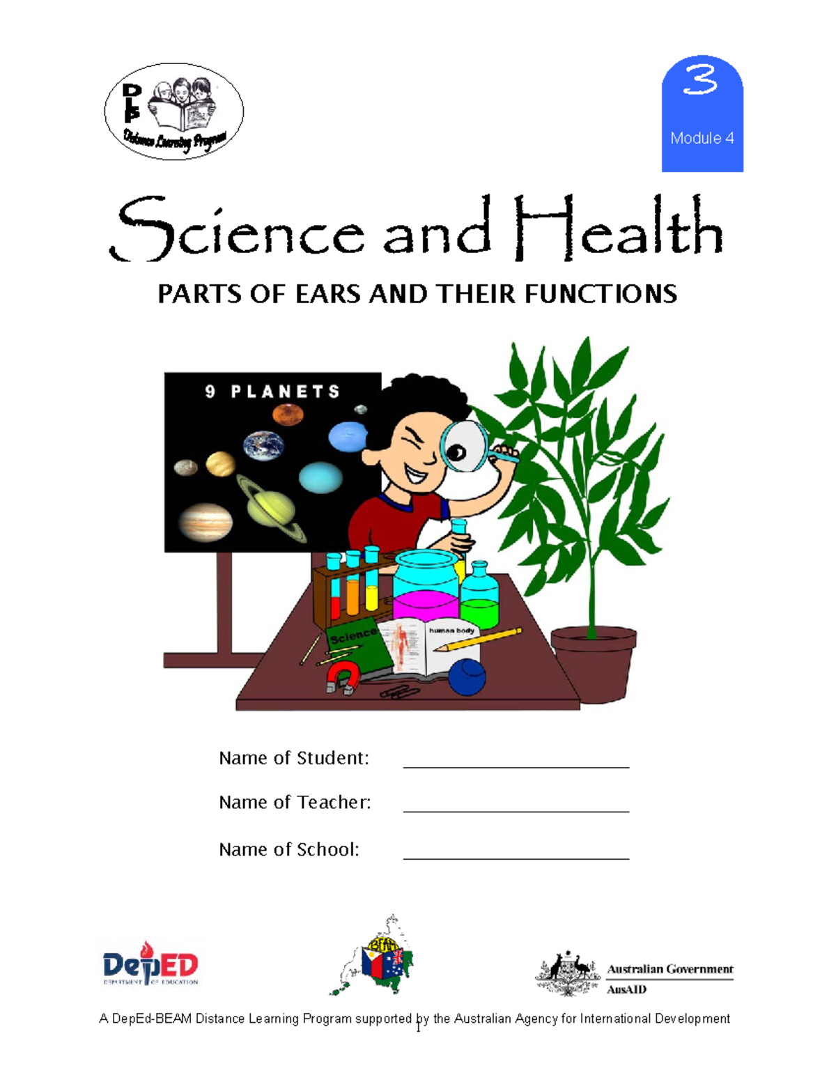 Science 3 DLP 4 - Parts of ears and their functions - Science and ...