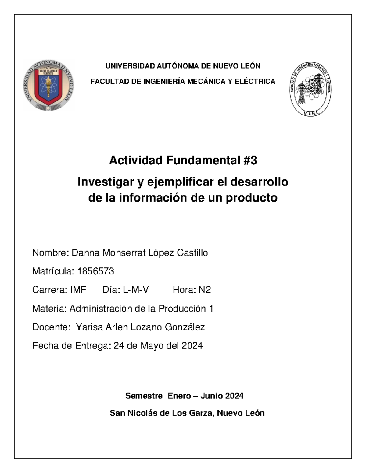 Act. Fun. #3 - Investigar y ejemplificar el desarrollo de la ...