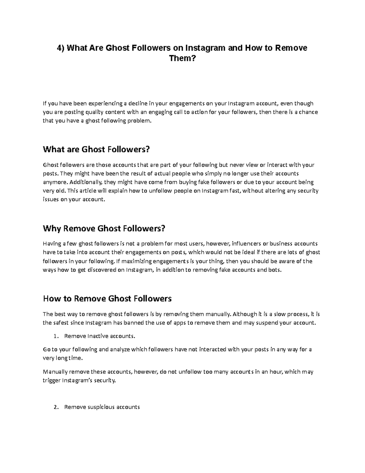 4-2 - Article writing assignment - 4) What Are Ghost Followers on ...