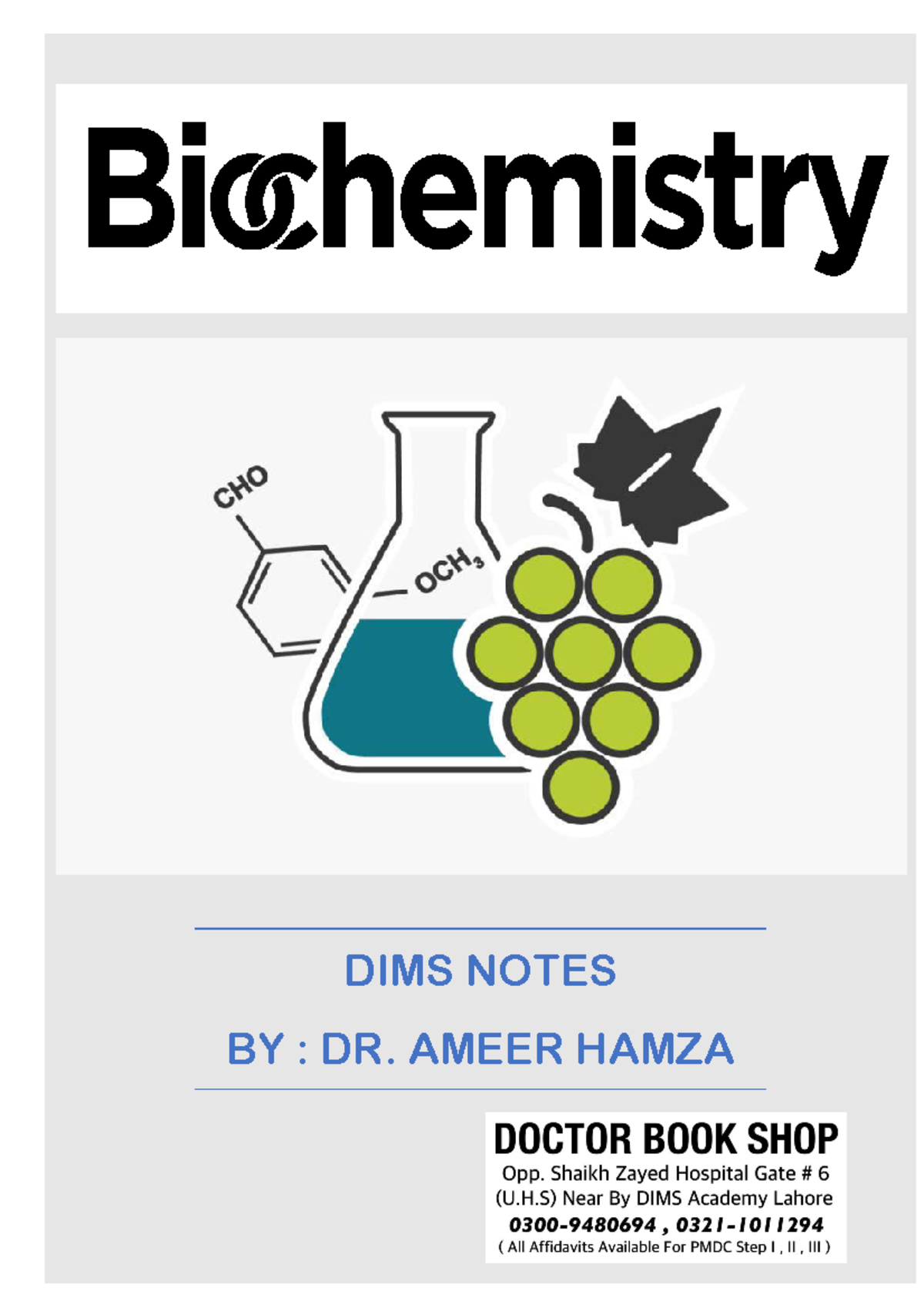 Biochemistry-Handwritten-Notes - biology - DIMS NOTES BY : DR. AMEER ...