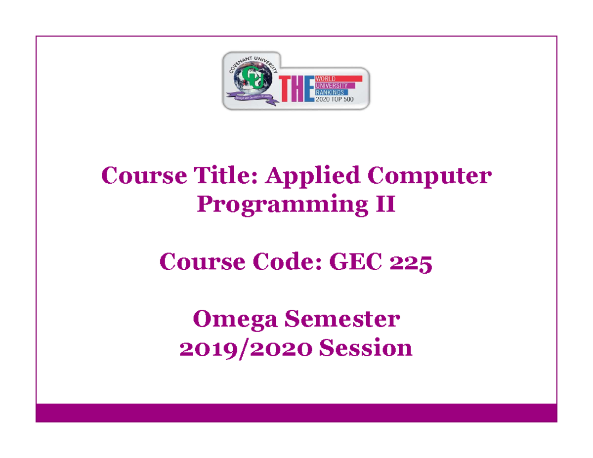 GEC 225 Module 5b - In addition, immobilization methods are often classifi ed by the type of ...