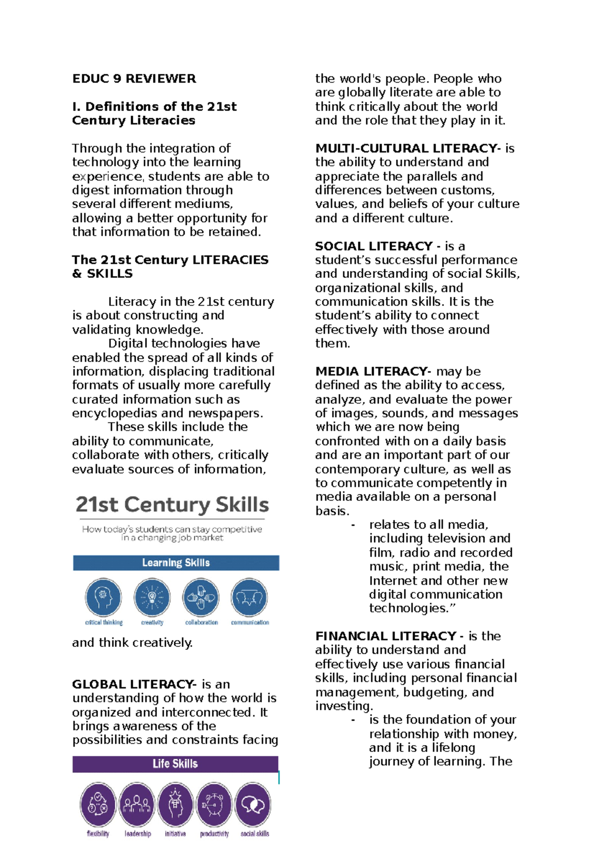 EDUC-9- Reviewer - EDUC 9 CONTANING THE CODE OF ETHICS OF TECHER ...