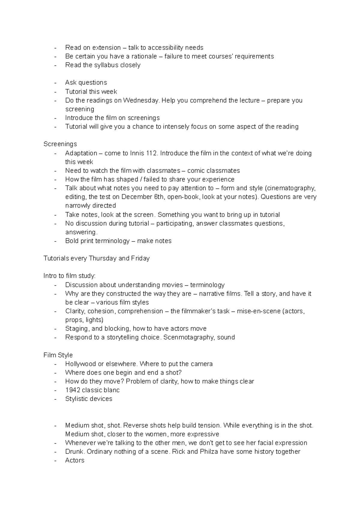 Week 1 - Lecture notes - Read on extension – talk to accessibility ...