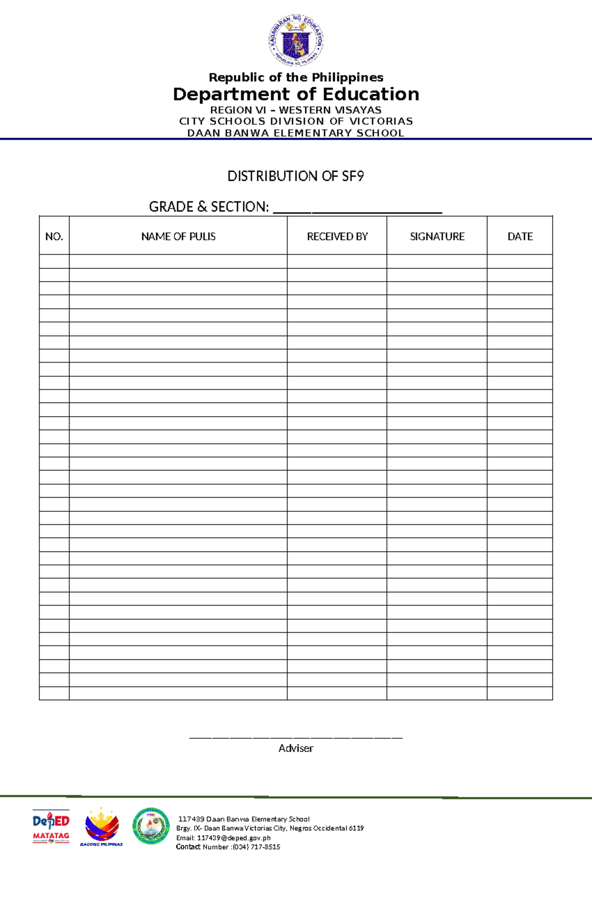 Transmittal-SF9 - Nce and good - Republic of the Philippines Department ...