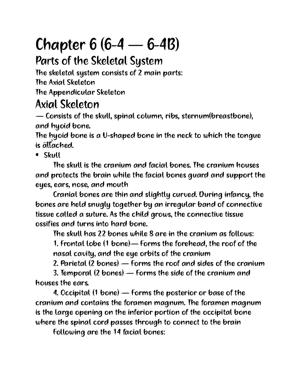 6-4 - 6-4B - Notes for chapter 6-4 through 6-4B - Chapter 6 (6-4 — 6-4B ...