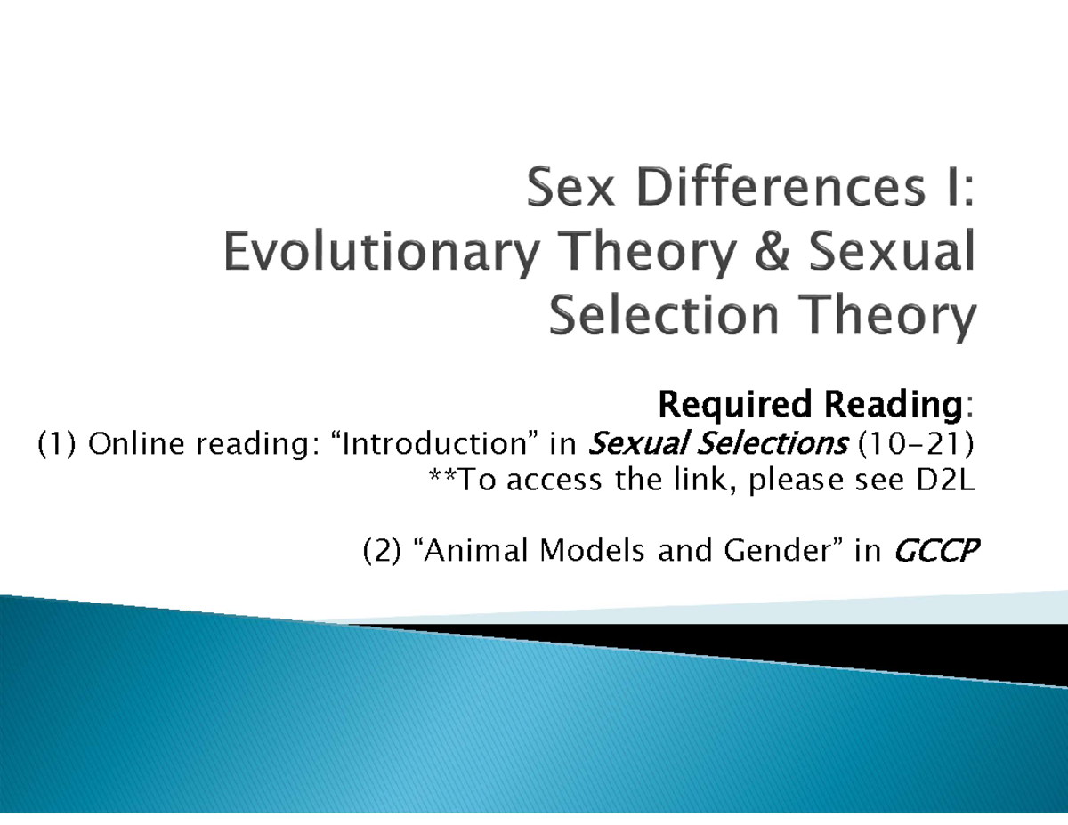 Lecture 2 1 slide - Required Reading: (1) Online reading: “Introduction ...