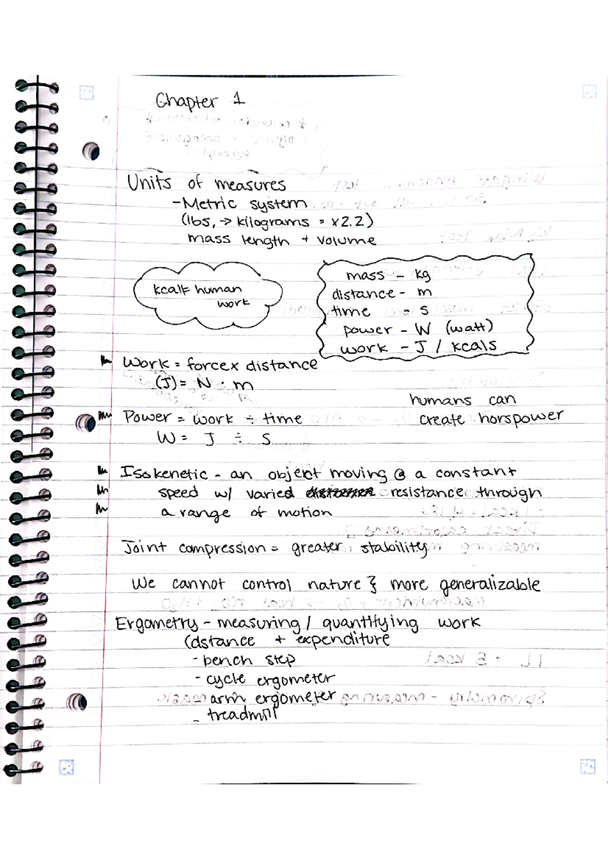 Chapter 1 Ex Phys - Professor Newmire- Class Notes - KINE 4312 - Studocu