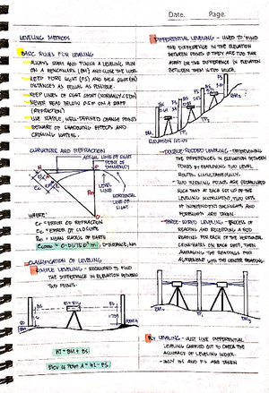 Surveying Lesson 12 Summary - LESSON 12 Leveling – directly or ...