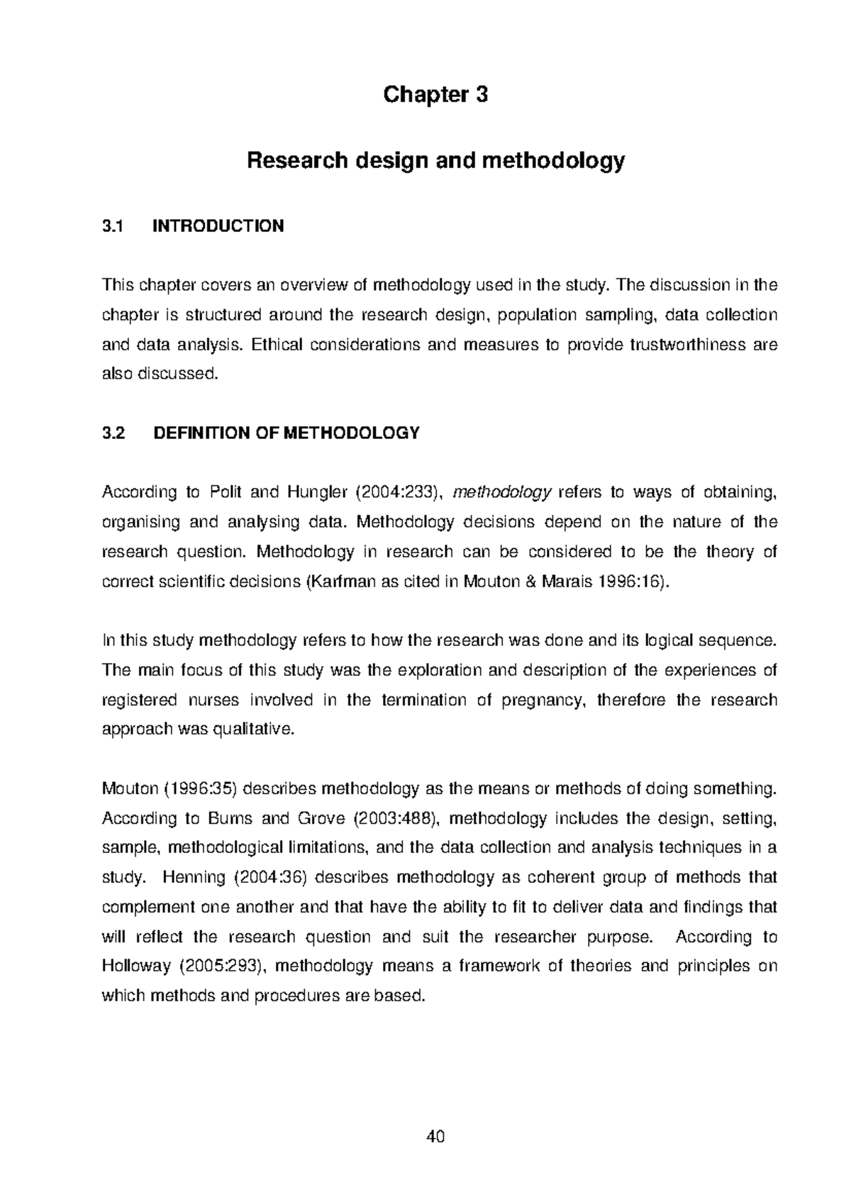 04chapter 3 - research - Chapter 3 Research design and methodology 3 ...
