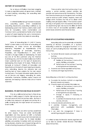 Acct Module 8 - Reviewer - Accounting Cycle – series of steps used to ...