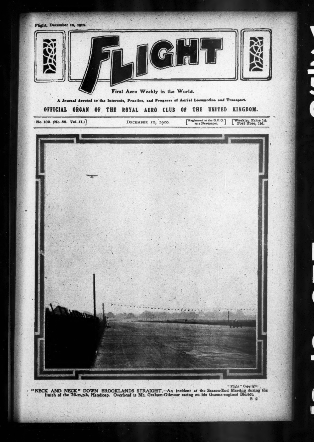 Flight 1910-12-10 Vol 2 Iss 50 - — LIGHT First Aero Weekly in the World ...