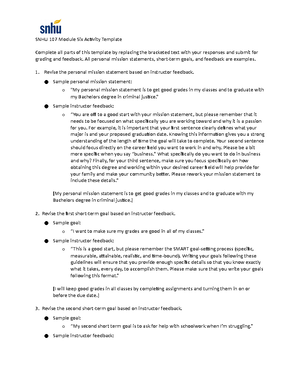 Module 4 Template - Hope this helps - SNHU 107 Module Four Activity ...