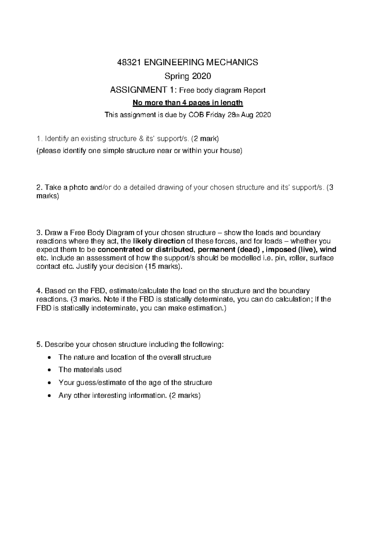 Sample/practice exam Spring 2020 - Warning: TT: undefined function: 32 48321 ENGINEERING ...