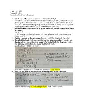 Refraction of Light - assignment - Refraction of Light Carolina ...