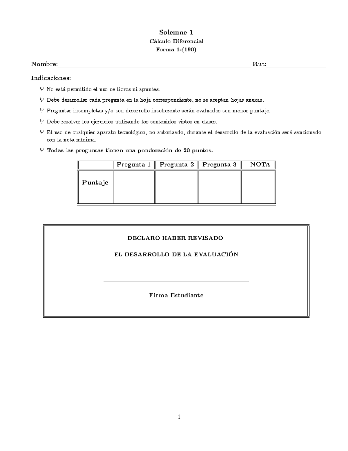 S1 Forma 1-112 Pauta - solemne 1 calculo diferencial unab - Solemne 1 ...