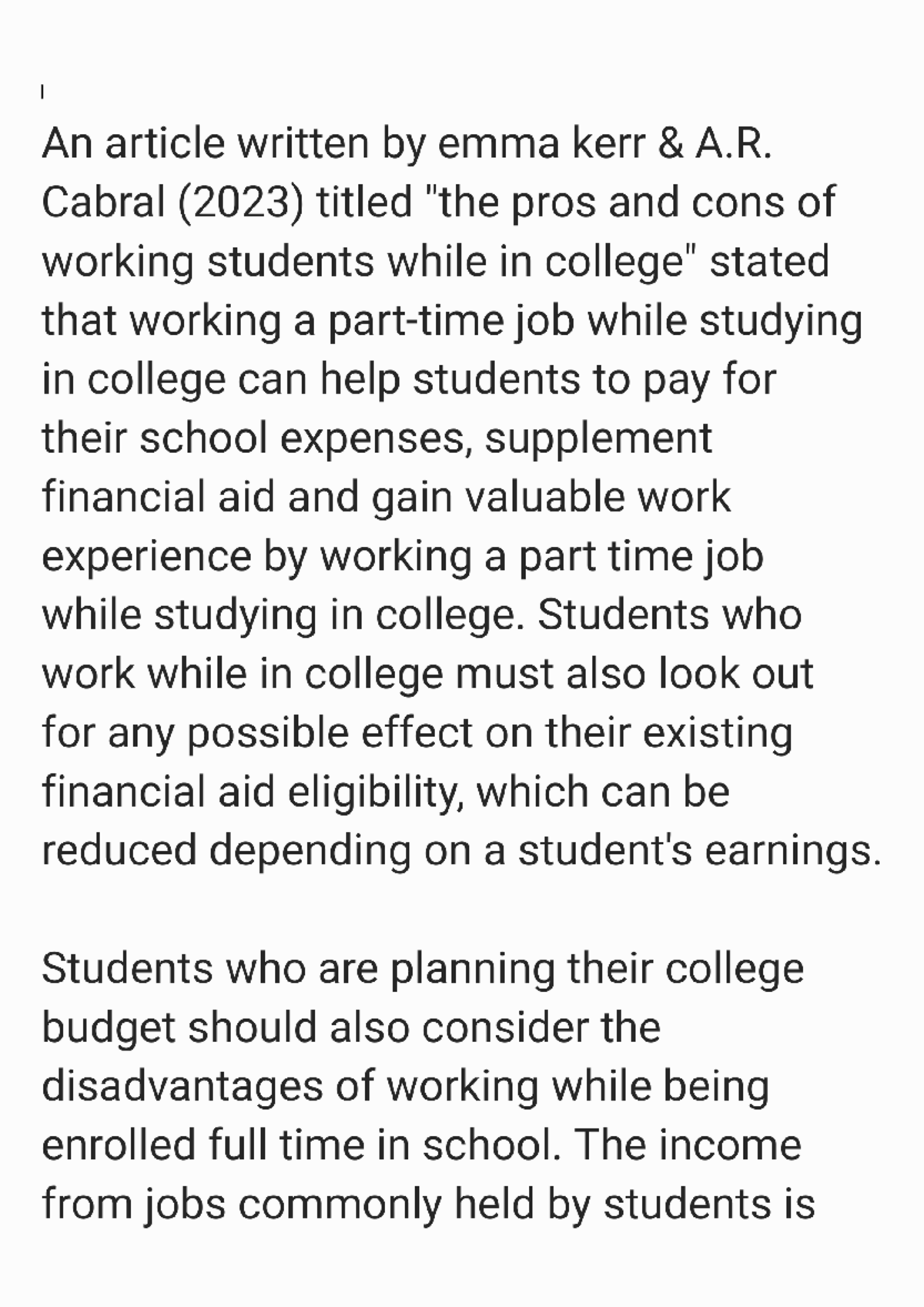 Foreign-literature 240309 023115 - An article written emma kerr A ...