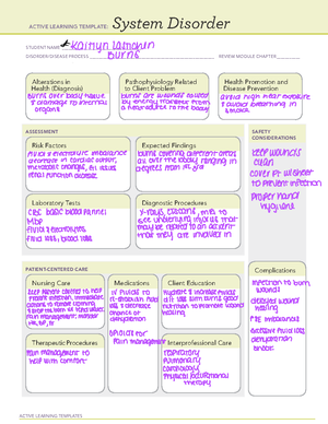 Ati Acute Cholecystitis - ACTIVE LEARNING TEMPLATES System Disorder ...