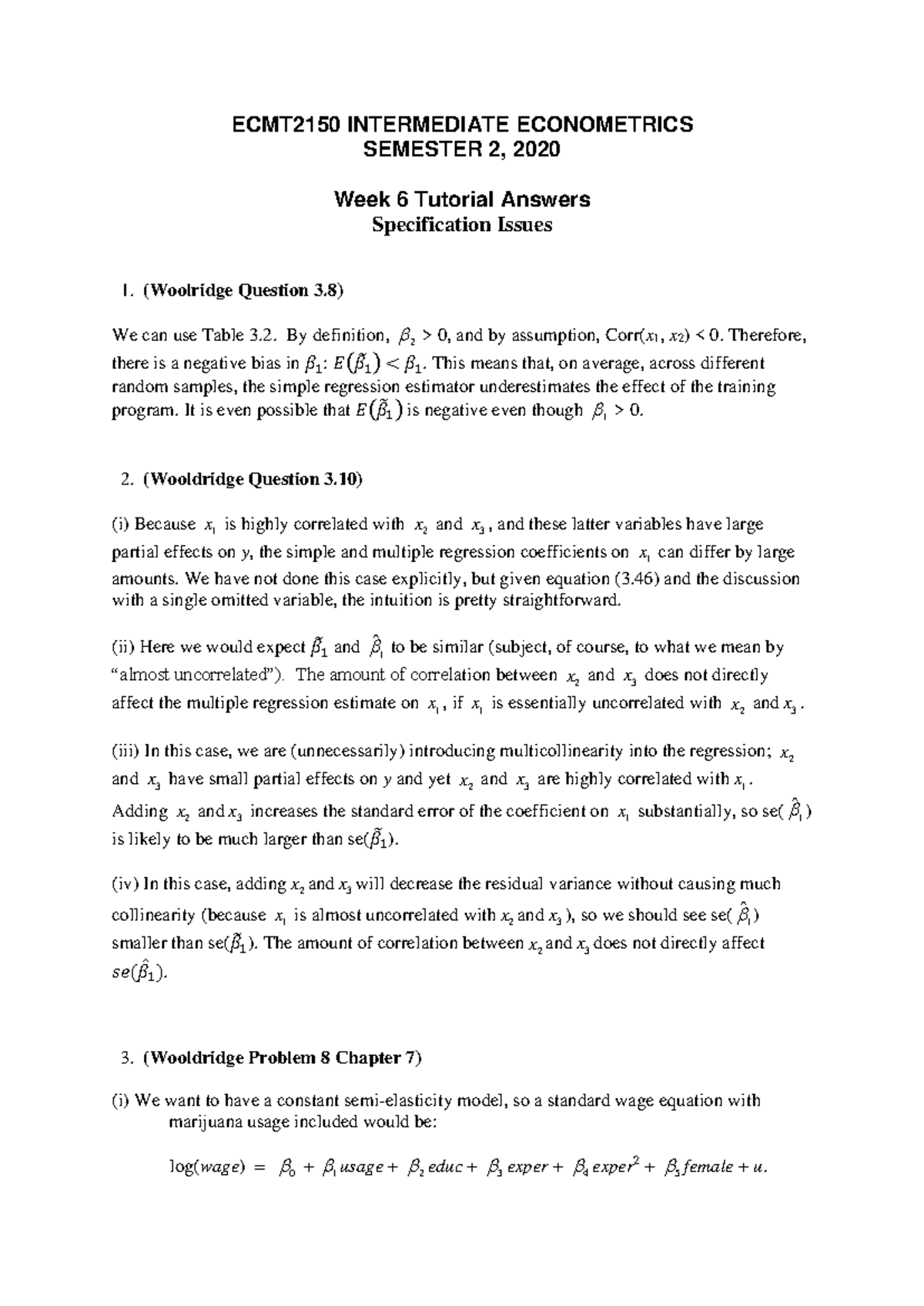 Week 6 Tutorial Answers Warning Tt Undefined Function 32