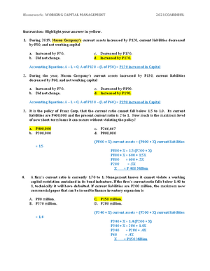 The Baumol cash management model - The Baumol cash management model ...