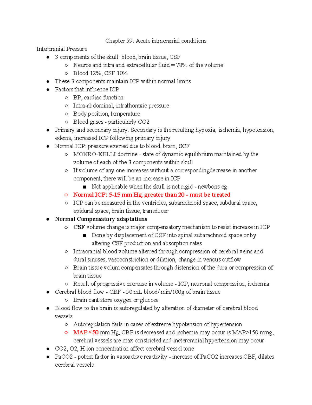 Ch 59 Acute Intercranial Conditions - Chapter 59: Acute intracranial ...