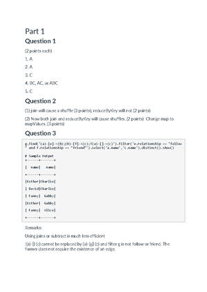 MSBD 5003 Final Fall 19 sol - Final Exam 2019F: Solution Question 1 (1 ...