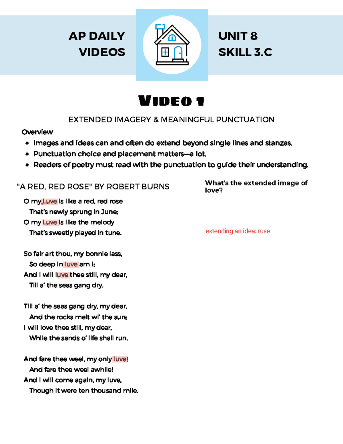 AP Daily Videos - Unit 8 skill 3c and DNotes - Images and ideas can and ...