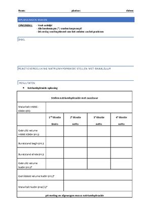 2023-2024 2 sjabloon verslag Limiterend Reagens - LIMITEREND REAGENS OPMERKING: - Werk ordelijk ...