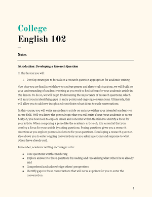 ENG 102 Assignment 1 - Mary Tindall Mrs. Lewis EGL 102 – Assignment 1 ...