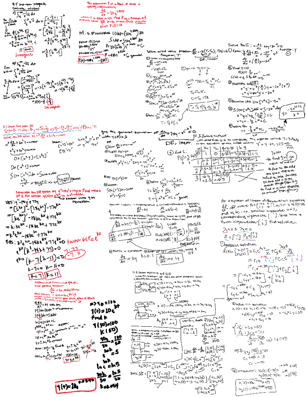 test cheat sheet - MATH 2110 - Studocu