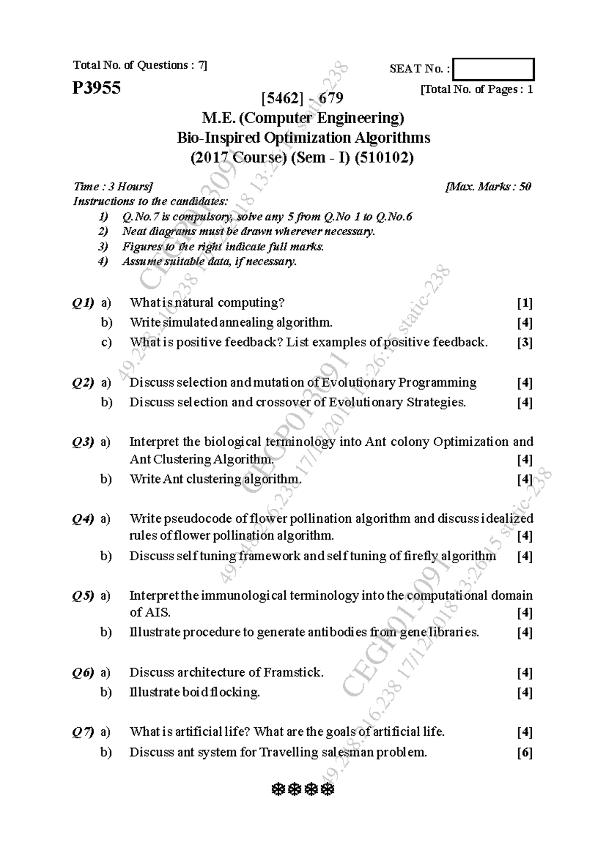 Nov Dec 2018 BIOA - Required FPL first year engg - [5462]-679 1 Total ...